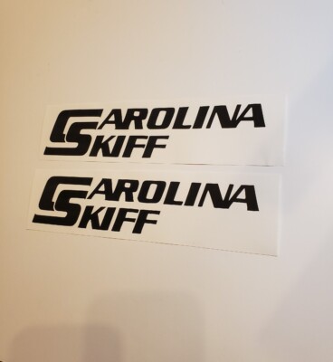Carolina Skiff Decal Sticker 32"x6" (2) DLV DLX JVX JV J Series Boat ...