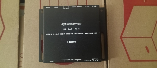Crestron Hd-da2-4kz-e 1 2 HDMI Distribution 4k Video Amplifier Splitter ...