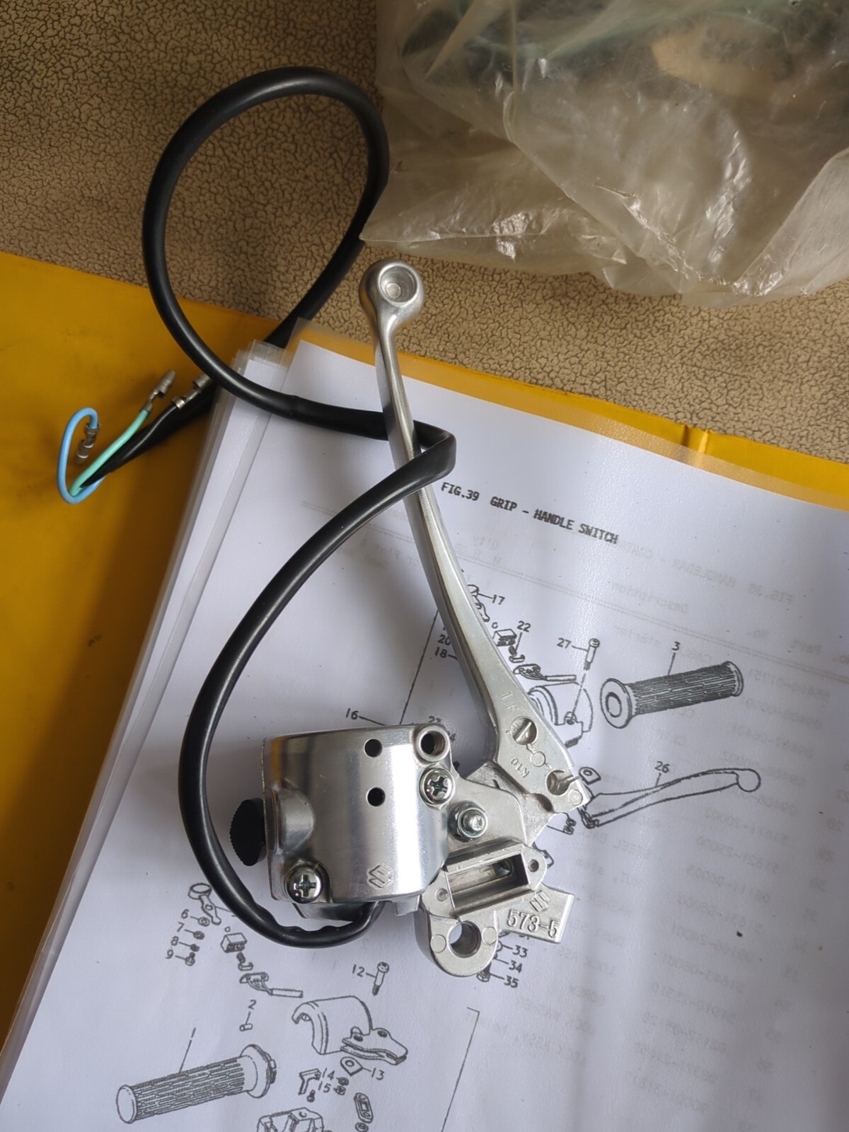 Suzuki AP50 A50P A50 A70 A80 A100 R/H Switchgear 57300-20713 57300 ...