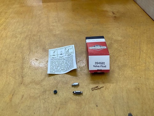 BRIGGS & STRATTON# 394681 - NEEDLE & SEAT KIT - NEW, ORIGINAL EQUIPMENT ...