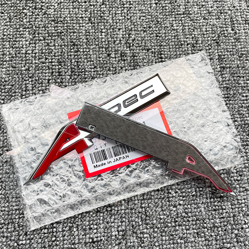 2X For Acura A Spec Side Fender Badge Logo Aspec Sport Chrome Emblem ...