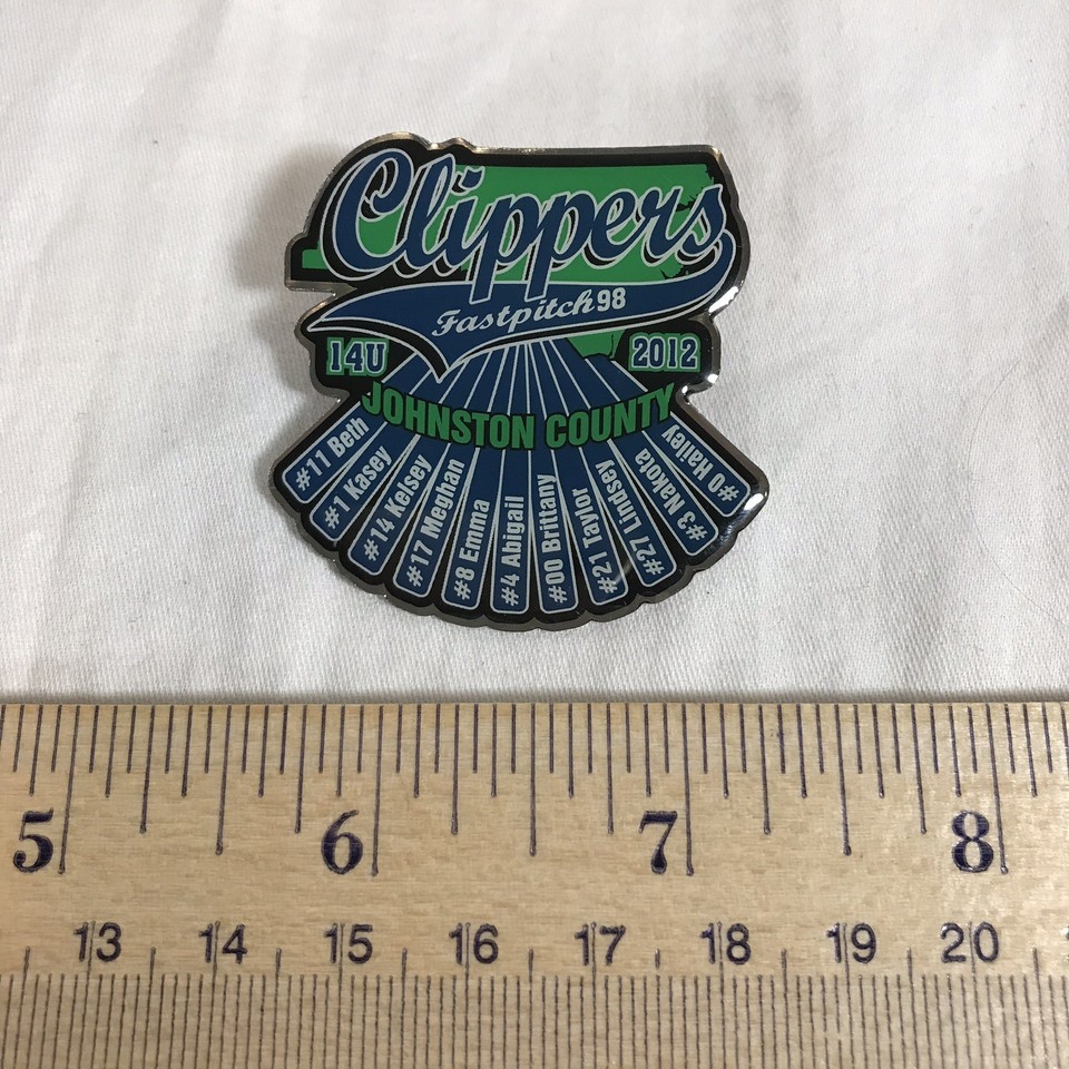 North Carolina Fast Pitch Softball Pins Lot Challengers Clippers Crush ...