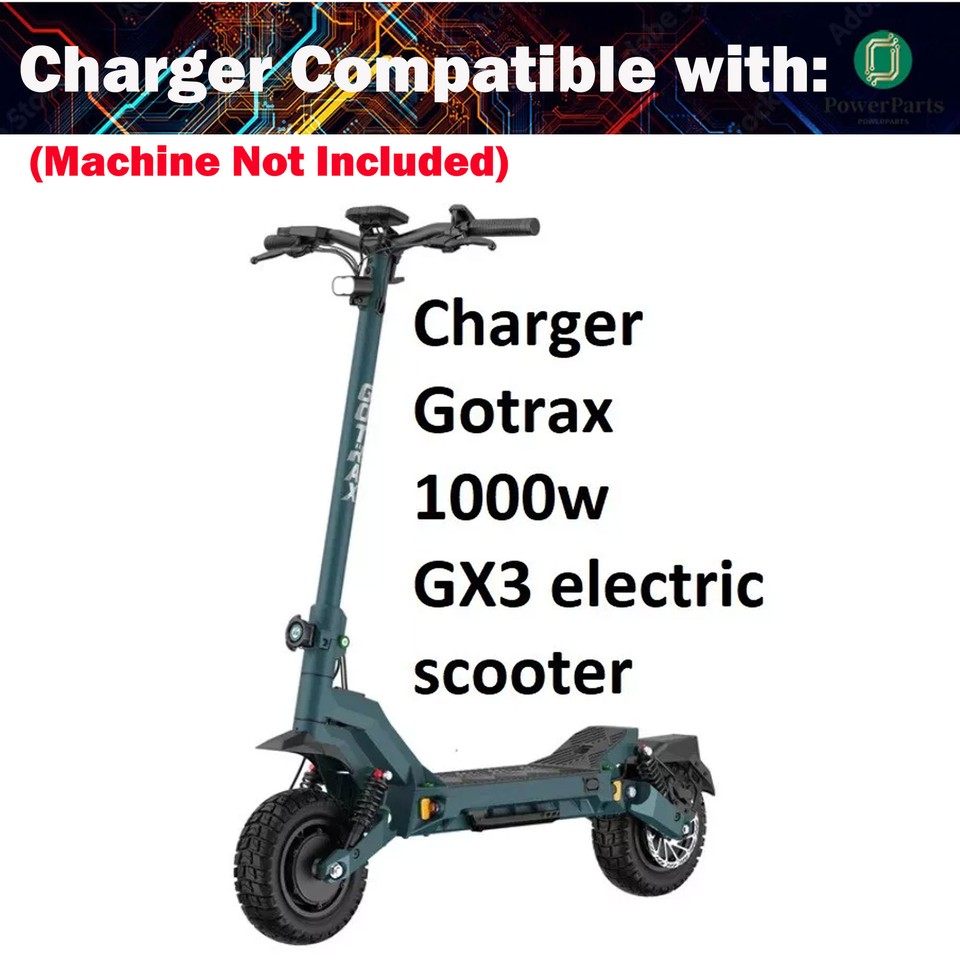 58.8V 3A Charger For GOTRAX GX3 Electric Scooter 52V Power Supply Cord ...
