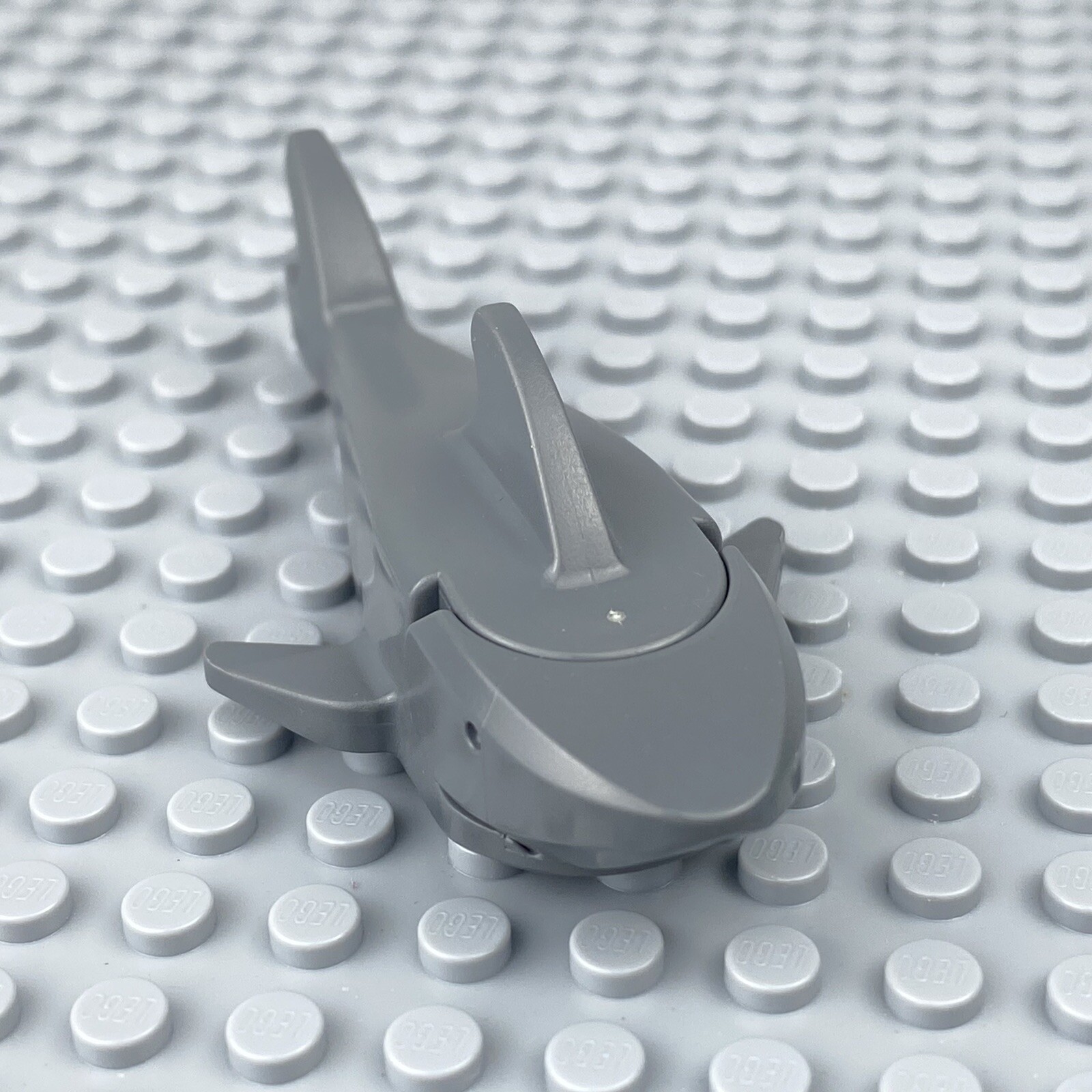 LEGO Dark Bluish Gray Shark Minifigure Water Animal Sea Creature ...