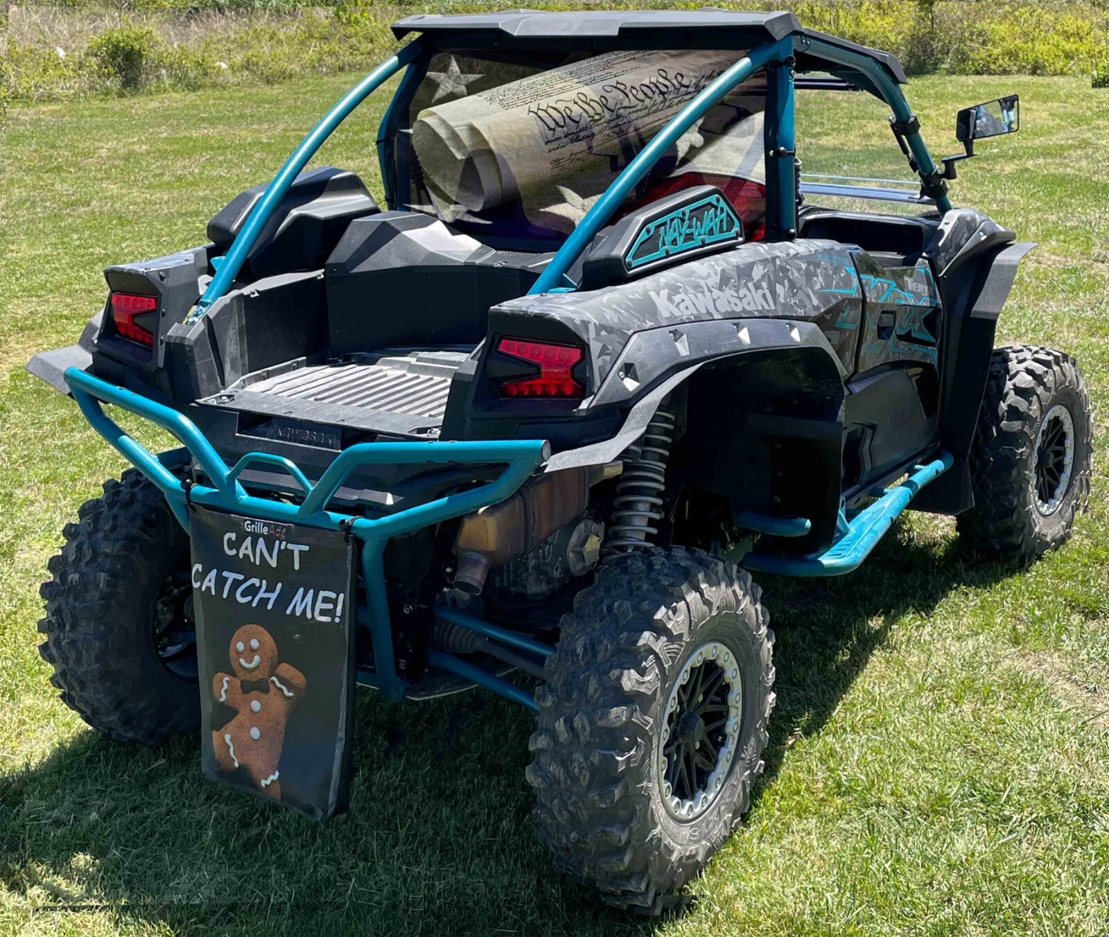 Kawasaki Teryx KRX-2 "We The People" Rear Dust Screen (2 SEATER) By ...
