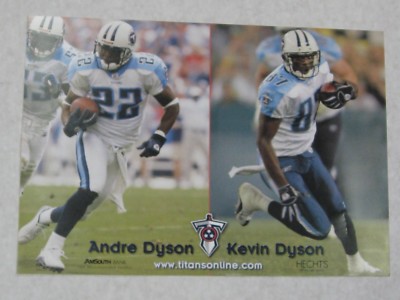 Tennessee Titans Poster - Double Trouble - Andre Dyson and Kevin Dyson ...