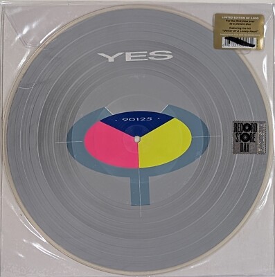 YES 90125 SEALED Limited Edition Picture Disc LP Record Store Day ...