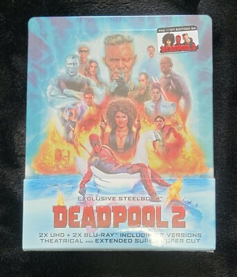 Film Arena 4k UHD/BluRay Deadpool 2 Steelbook, Embossed FAC #107 ...