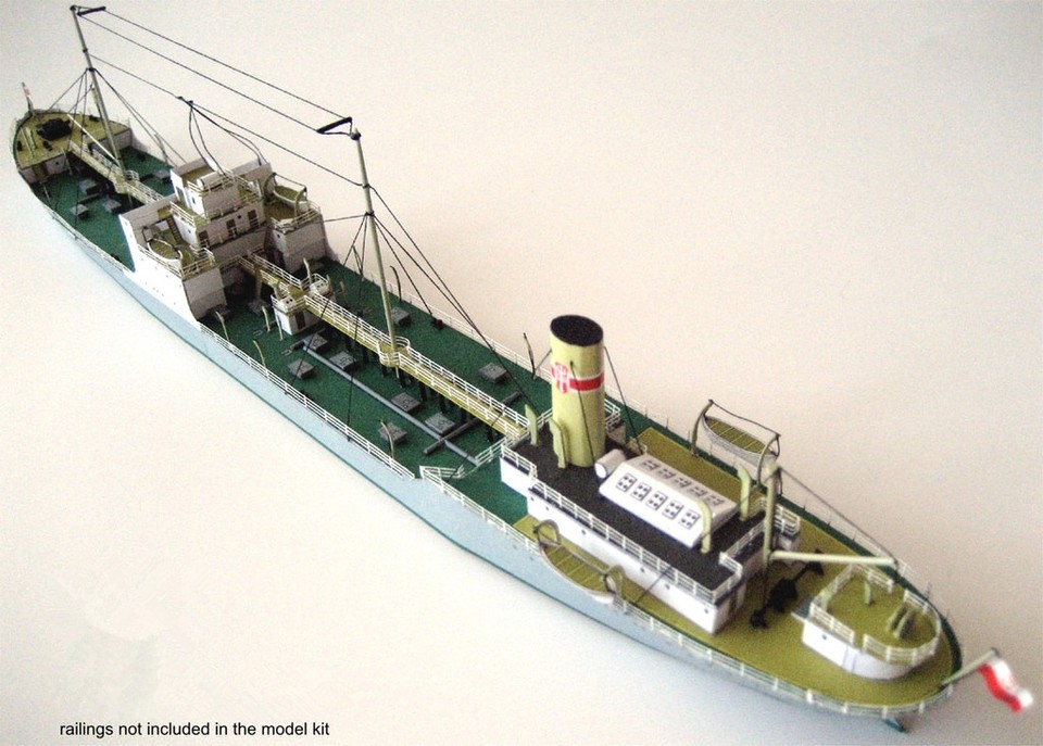 1:400 Scale Poland Tanker Karpaty Ship DIY Handcraft Paper Model Kit | eBay