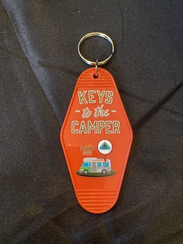 Keys to the Travel Trailer Camper Keychain, Old School Motel Shaped Key ...