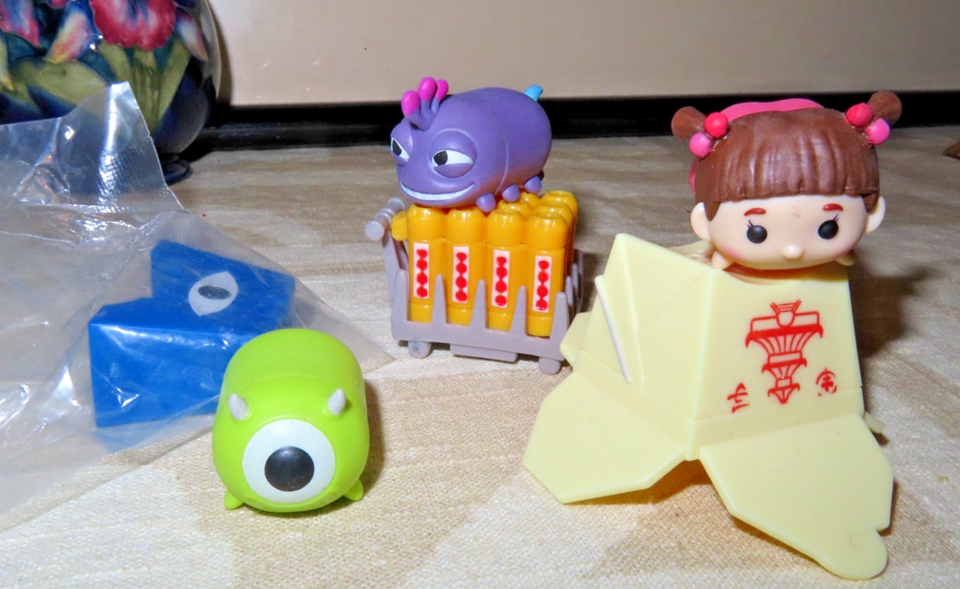 Monster's Inc. Tsum Tsum Vinyl Figure Lot boo randall mike | eBay