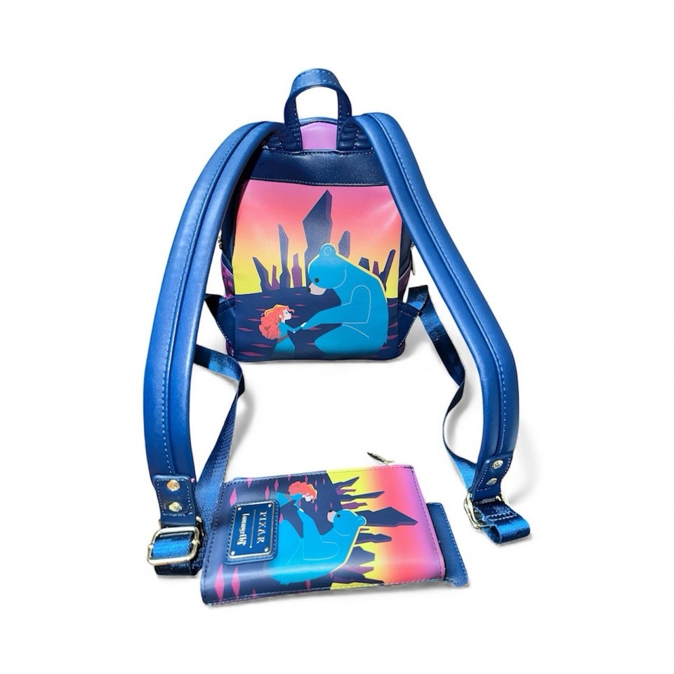 Loungefly Disney Brave Princess Merida Castle Mini Backpack Glow In The ...