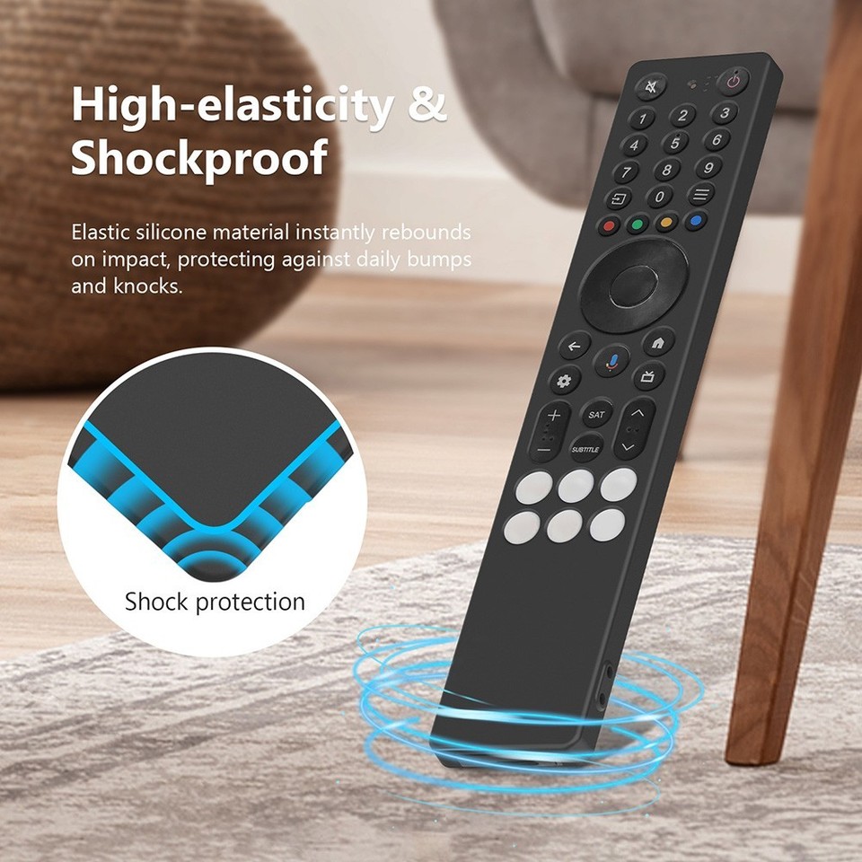 For TCL RC833A Silicone Remote Case with Anti Slip Texture and Easy ...