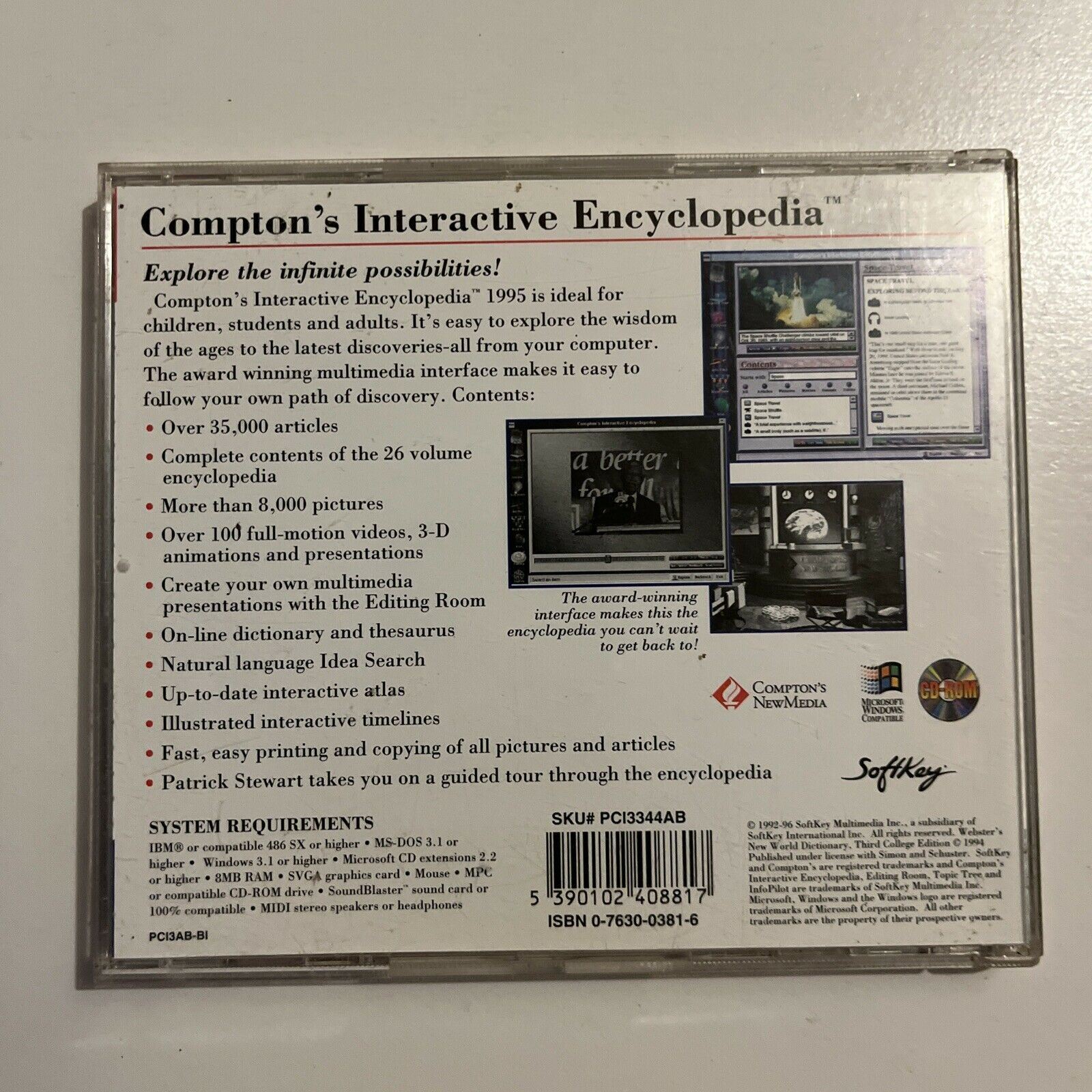 Compton's Interactive Encyclopaedia PC CDROM 1996 Windows 95 | eBay