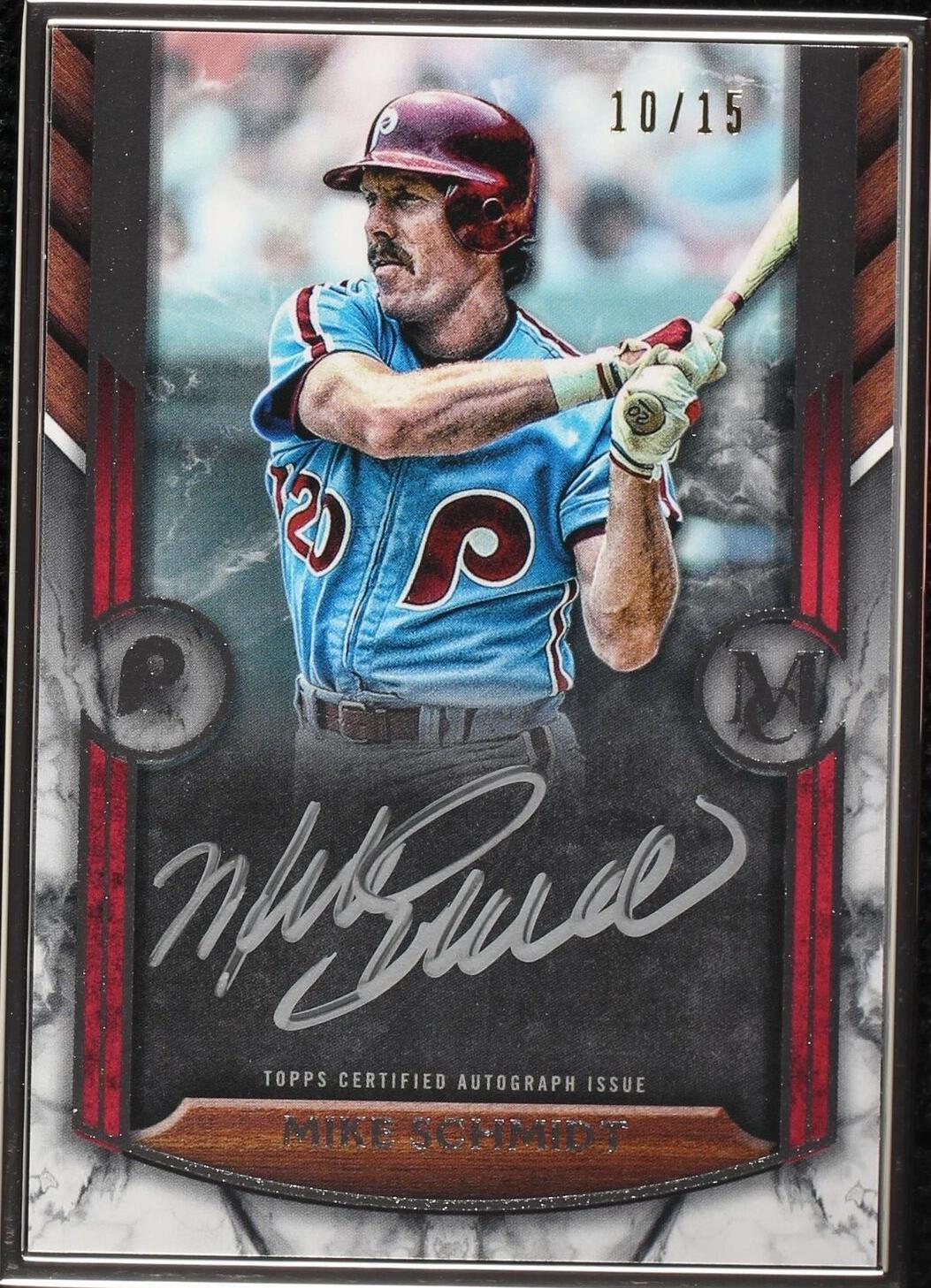 2022 Topps Museum Collection - Museum Framed Autographs Mike Schmidt # ...