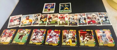 Free Shipping-Lot of 19 various NFL trading cards (AAA, Topps, Upper ...