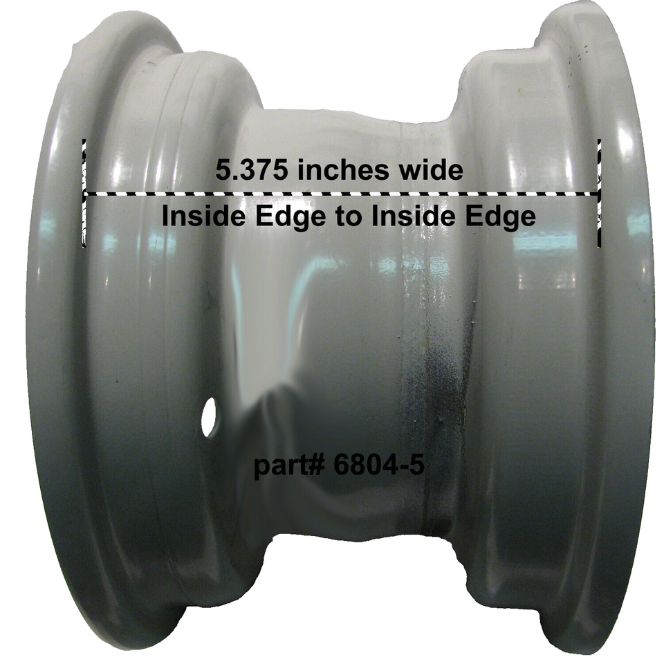 8" RIM WHEEL Drive Axle 8x5.375 for 20x7.00-8 20x8.00-8 20x9.50-8 tire ...