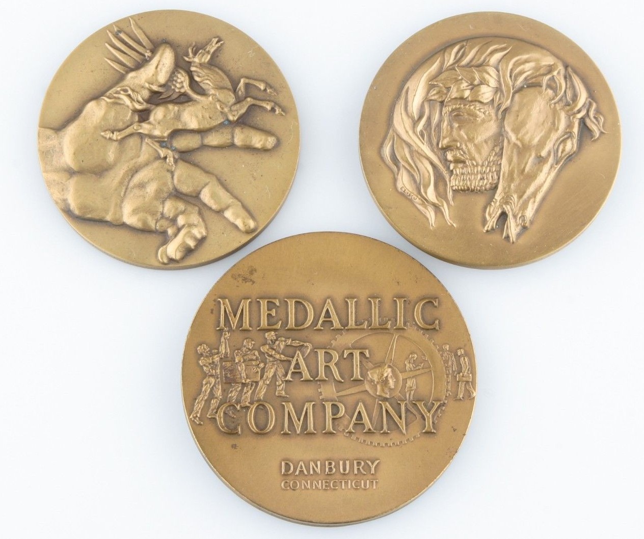 1974 Medallic Art Company "Inspiration" Multi-Part Frank Eliscu w ...