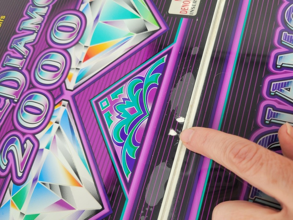 IGT Slot Machine I Game Double Diamond 2000 Slott Machine BELLY Glass ...