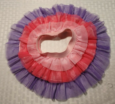Build a Bear PINK PURPLE GLITTER CRINOLINE TUTU CIRCLE SKIRT | eBay