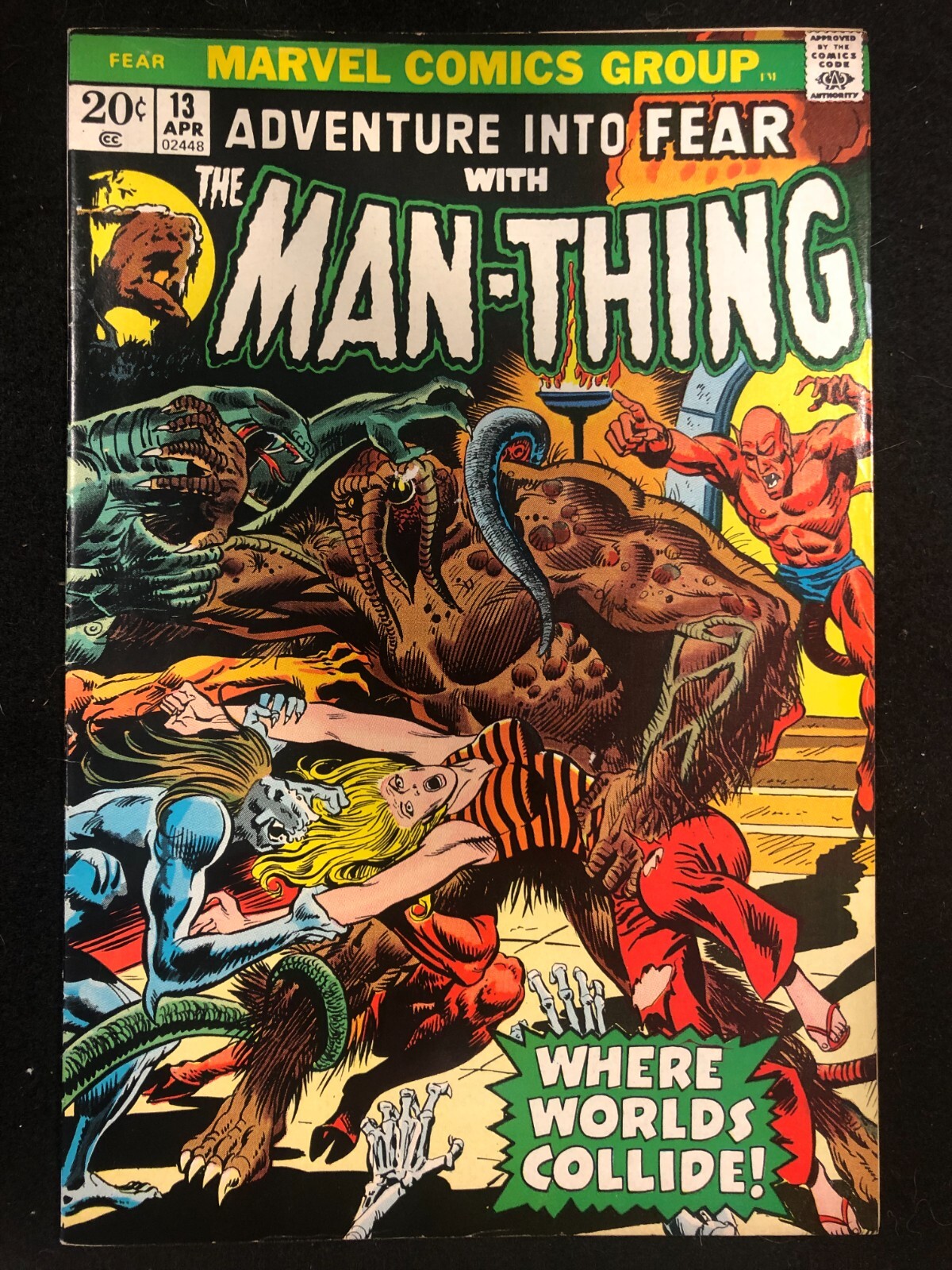 Man-Thing #13 Marvel Comic Book 1973 HIGH GRADE | eBay