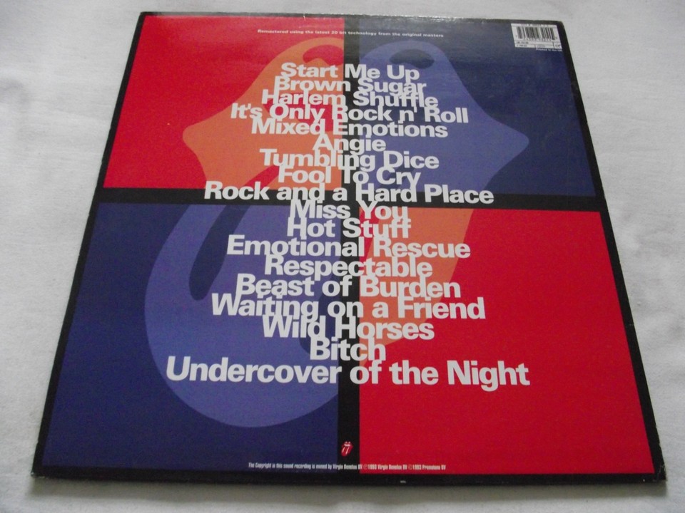 ROLLING STONES ~ JUMP BACK - BEST OF THE ROLLING STONES ** 1993 UK ...