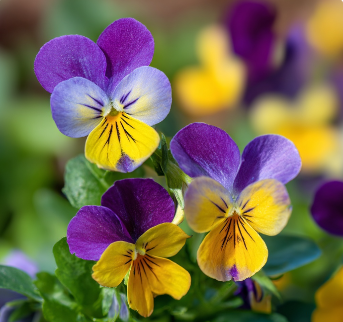 Helen Mount Johnny Jump Up – Viola tricolor | 120 Seeds | Compact ...