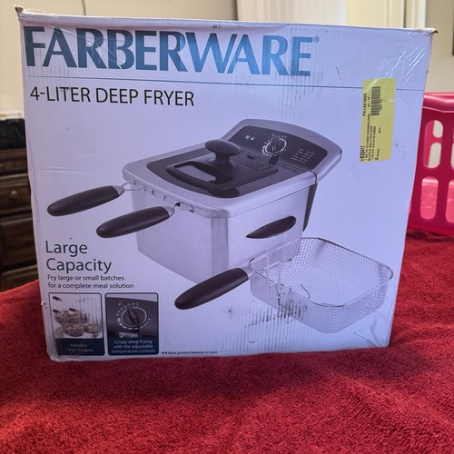 Farberware 4 Liter Deep Fryer With 3 Frying Baskets Stainless Steel | eBay