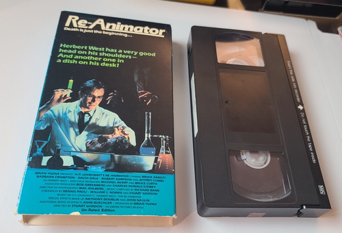 Re-Animator 1985 Cult Classic Horror VHS Unrated edition | eBay
