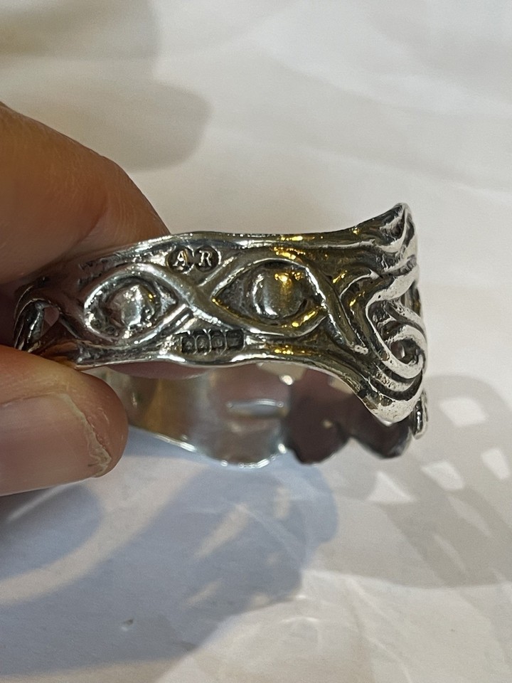 Alexander Ritchie Early AR IONA Sterling Silver Iona Celtic Napkin ring | eBay UK