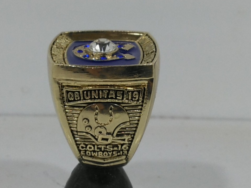 Baltimore Colts Super Bowl Ring 1970 Championship Collector Ring Johnny ...