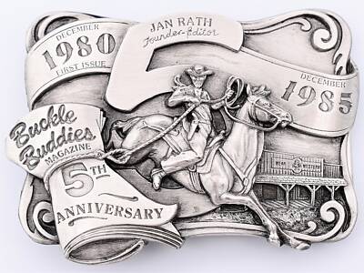 Buckle Buddies 1985 Belt Buckle Collector Magazine Vintage Belt Buckle ...