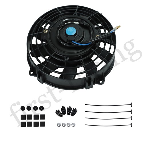 7" inch Universal Slim Fan Push Pull Electric Radiator Cooling 12V ...