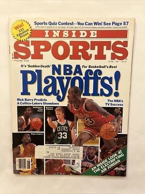 1987 June Inside Sports Magazine NBA Playoffs (CP210) | eBay