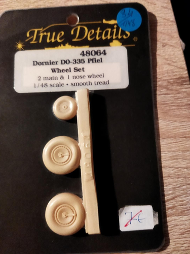 True Details 1/48 Dornier DO-335 Pfiel Wheel Set : Wheel Set N°48064 | eBay