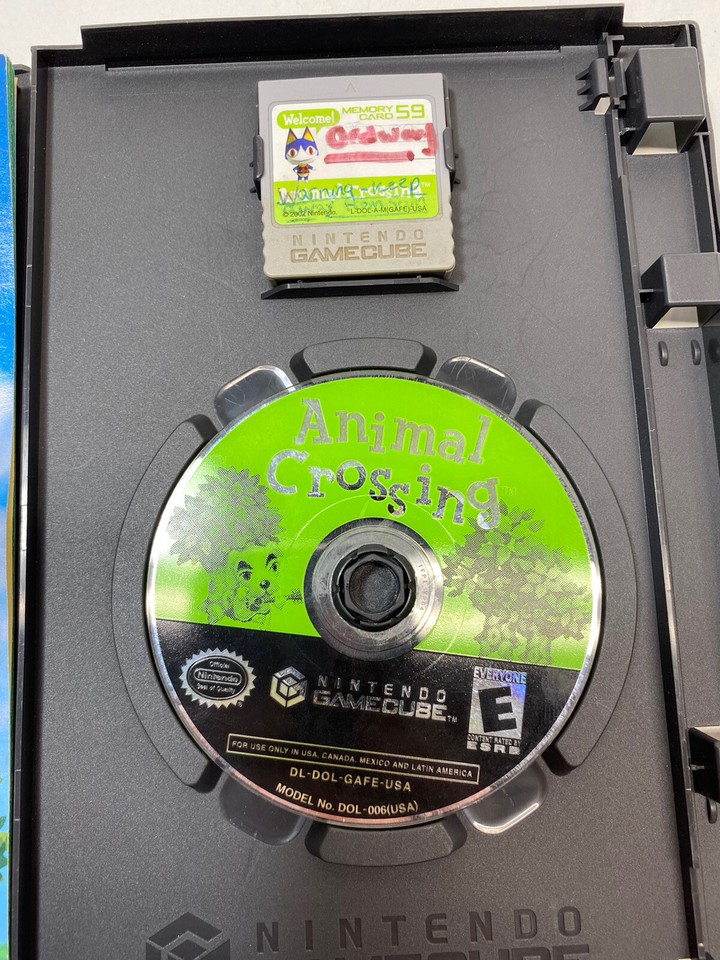 Animal Crossing (Nintendo GameCube, 2002) Complete With Memory Card ...