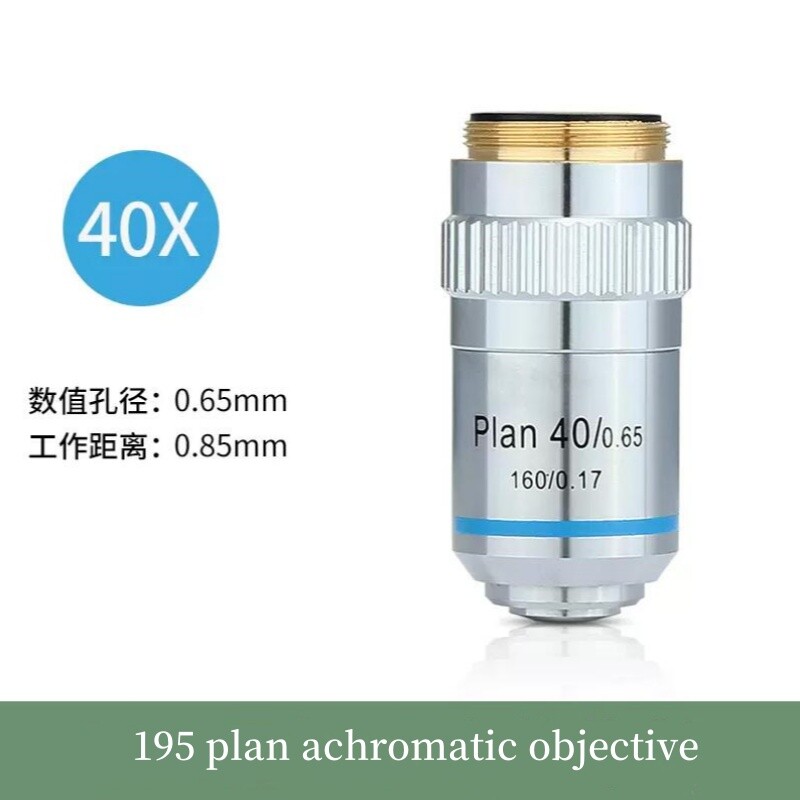 4X 10X 20X 40X 100X Plan Achromatic Objective Lens for Biological ...