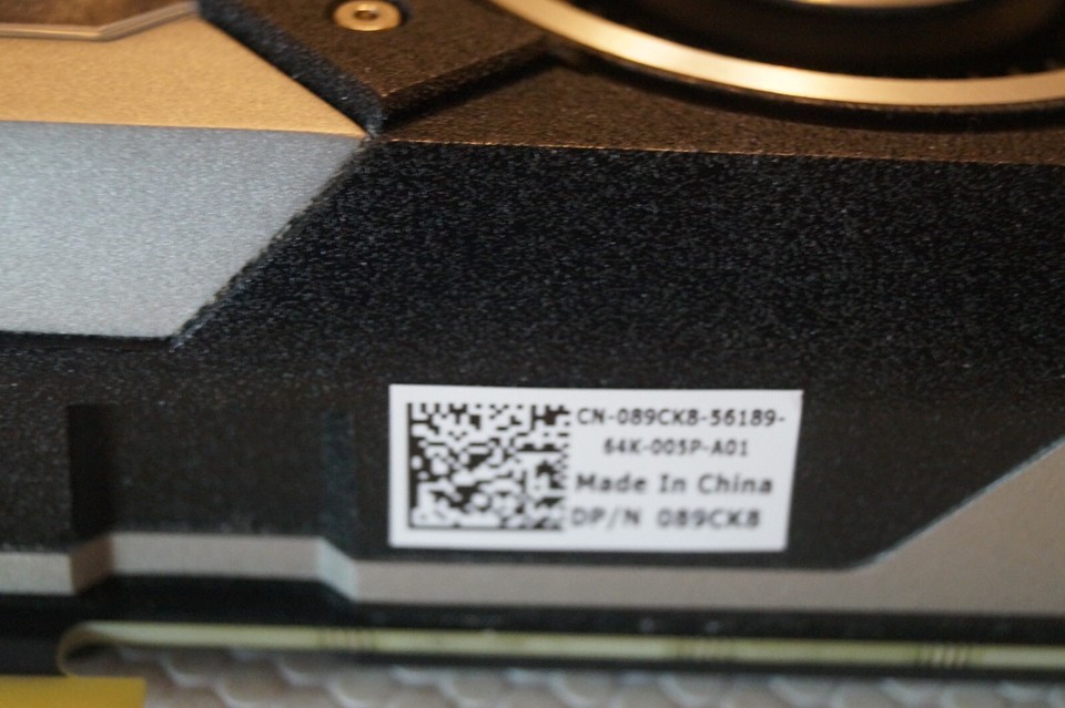 DELL 089CK8 NVIDIA GeForce GTX 970 Founders Edition 4GB GDDR5 Graphics ...