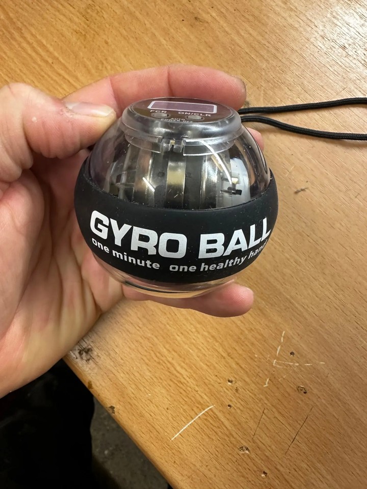 Torque Ball Metal Gyro Ball Wrist Exerciser Torque Hand Exerciser ...