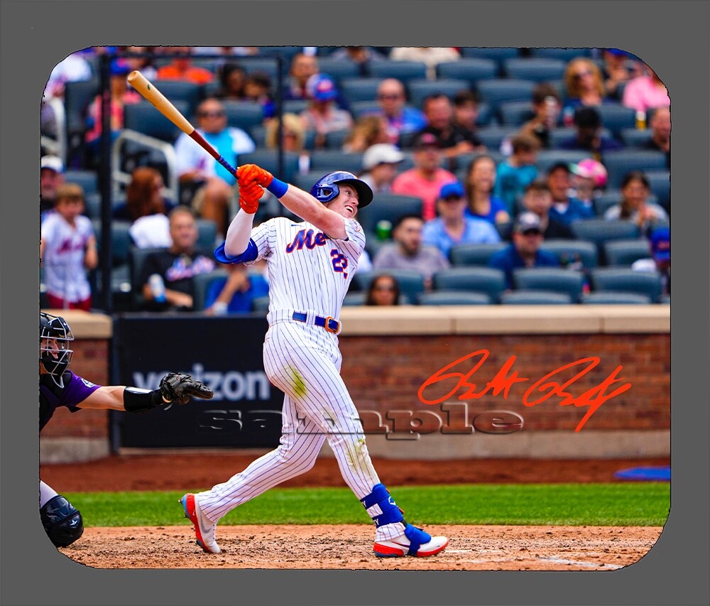 Brett Baty Mets Facsimile Autographed Mouse Pad Item#9249 | eBay