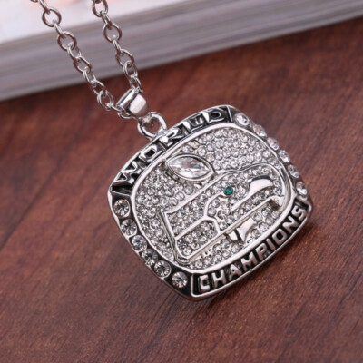 Necklace Seattle Seahawks Super Bowl V-Neck Pendant Medal Fan Gift ...