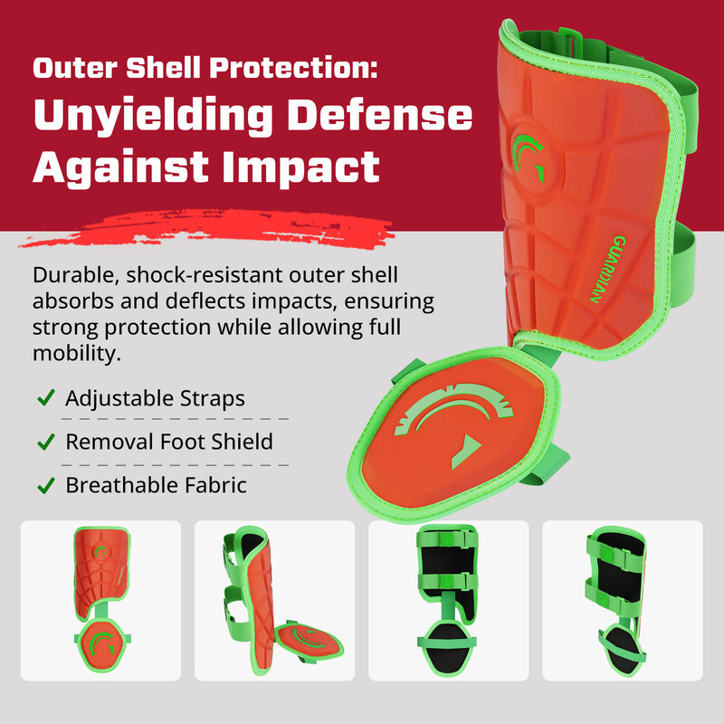 Guardian Adult and Youth Elbow Guard & Leg Guard - Baseball Protective ...