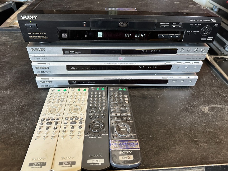 Lot of 4 SONY DVD players! ALL TESTED AND WORKING! | eBay