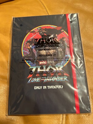 Marvel “Thor Love And Thunder” notebook. Promotional, Rare, Direct From ...
