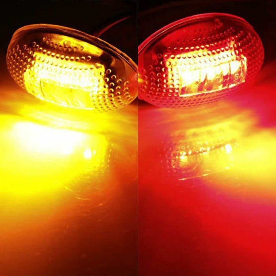 For Ford F350 F-Series LED Fender Bed Side Marker Lights Surper Lens ...