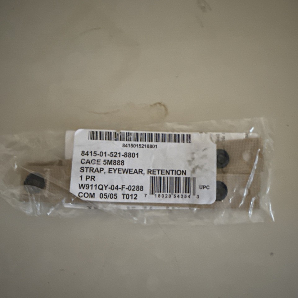 2 STRAP EYEWEAR RETENTION USGI ACH MITCH 8415015218801 Tan MOLLE ALICE ...