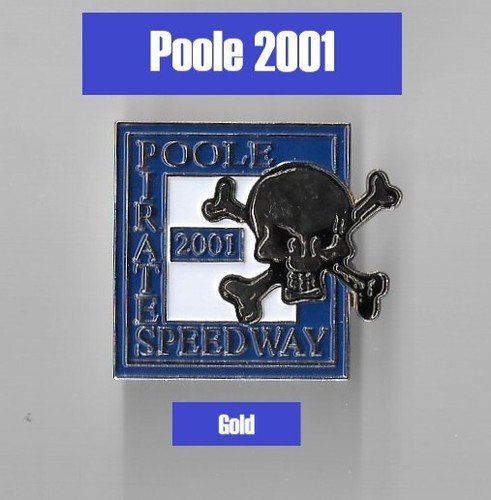 Poole 2001 Speedway Badge - Gold | eBay