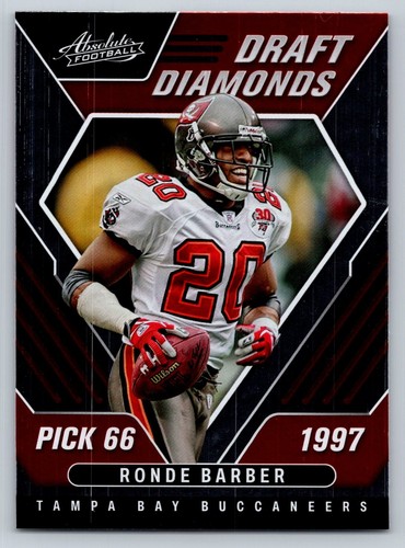 2022 Panini Absolute #DD-19 Ronde Barber Buccaneers Draft Diamonds | eBay