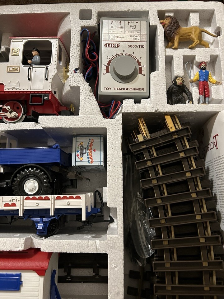 LGB Circus Train Set 22988 The Big Train Made In West Germany with MANY ...