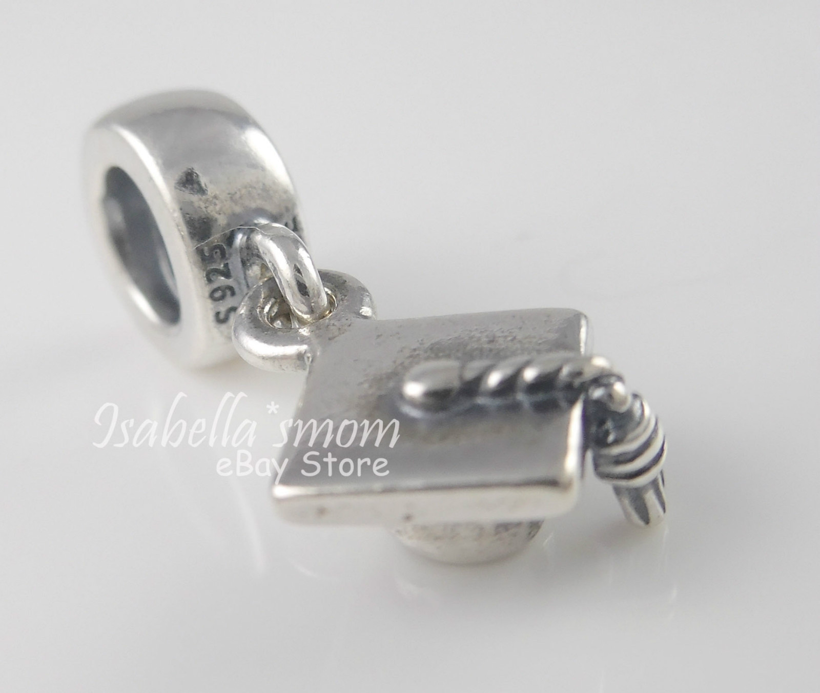 NEW Authentic PANDORA Silver Hanging GRADUATION Hat/Cap Dangle Charm ...